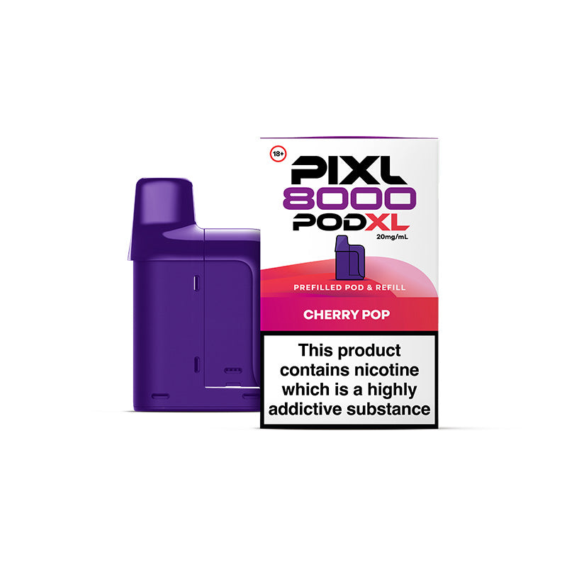 PIXL 8000 (2025) REFILL POD CHERRY POP (5) – CLYDE IMPORTERS (SCOTLAND) LTD